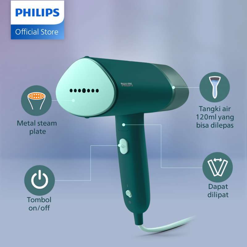 Promo Philips Handheld Steamer Sth3020/70 Hijau - Setrika Uap Optimal ...