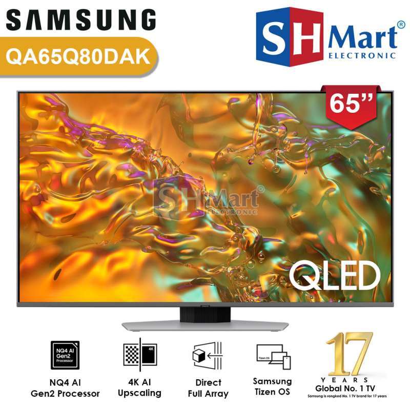Jual Smart Tv Samsung 65 Inch 65q80d Qled 4k Uhd Qa65q80dakxxd New 2024 Garansi Resmi Di Seller ...
