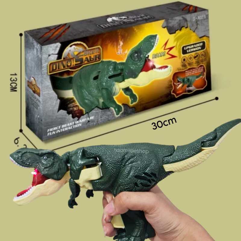 Jual Dino Roar Dus 30cm Mainan Dinosaurus Tekan Dino Dragon Roars Press ...