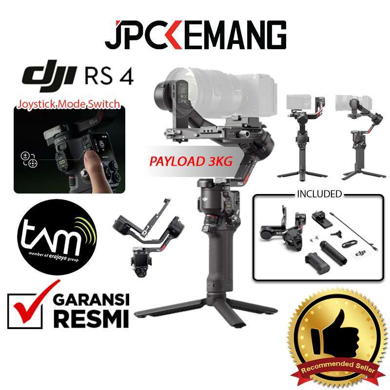 Promo Jpc Kemang Dji Rs 4 Basic Gimbal Stabilizer Camera Dji Ronin S4 ...