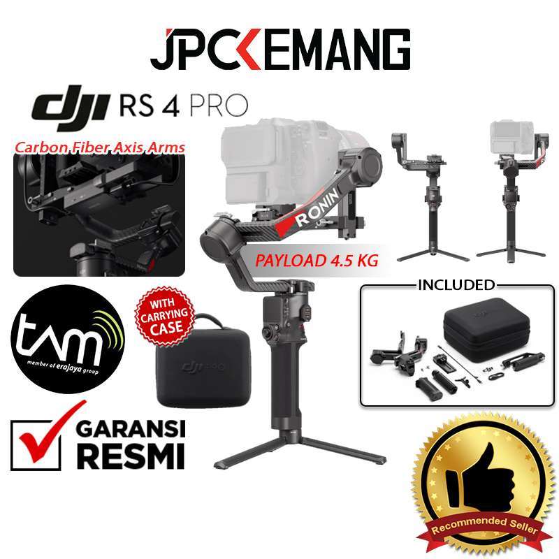 Promo Jpc Kemang Dji Rs 4 Pro Gimbal Stabilizer Camera Dji Ronin S4 Dji ...