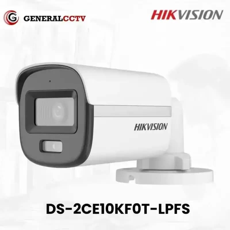 Jual Ds-2ce10kf0t-lpfs Hikvision 3k Colorvu Smart Hybrid Light Built In ...