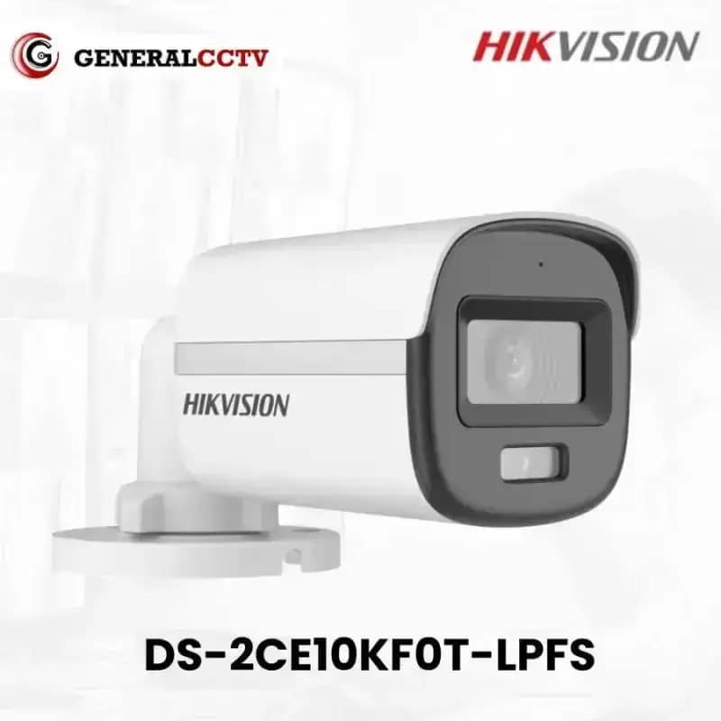 Jual Ds-2ce10kf0t-lpfs Hikvision 3k Colorvu Smart Hybrid Light Built In ...