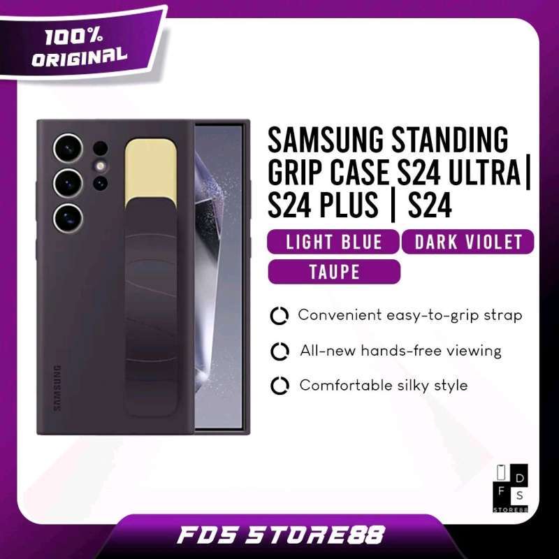 Jual Samsung Standing Grip Case S24 Ultra | S24 Plus | S24 5g Cover Original Di Seller Fds ...