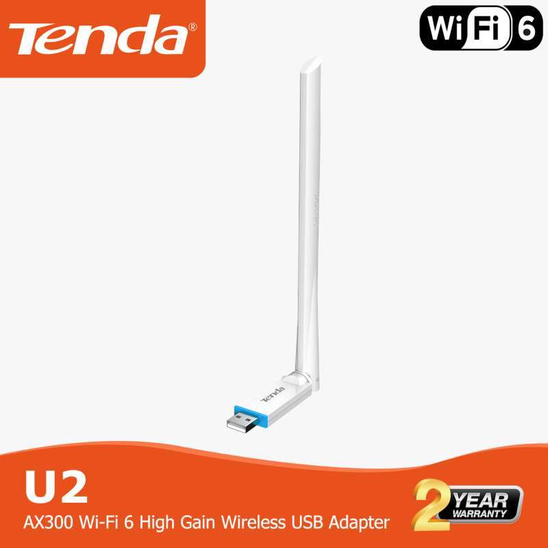 Jual Tenda U2 Ax300 Wi-fi 6 High Gain Wireless Usb Adapter Di Seller ...