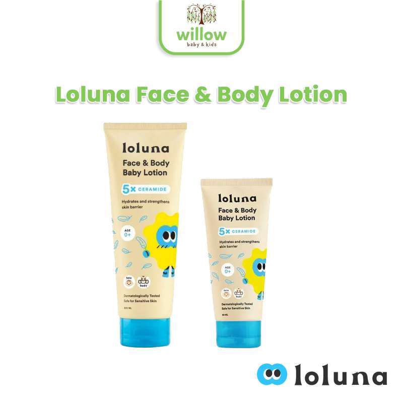 Promo Lotion Bayi - Loluna Face & Body Baby Lotion Diskon 10% Di Seller ...