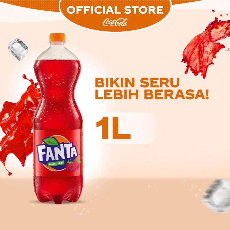 Promo Fanta Strawberry 1l Diskon 11% Di Seller Coca Cola Official ...