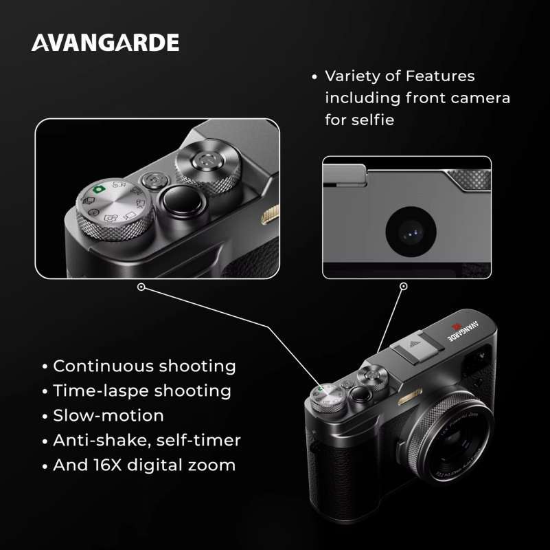 Promo Avangarde Vx 48mp Autofocus Digital Camera Avangarde Kamera ...