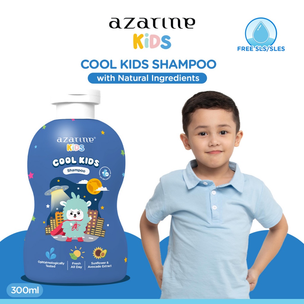 Promo Azarine Kids Cool Kids Shampoo 300ml Sampo Anak Diskon 10% Di ...