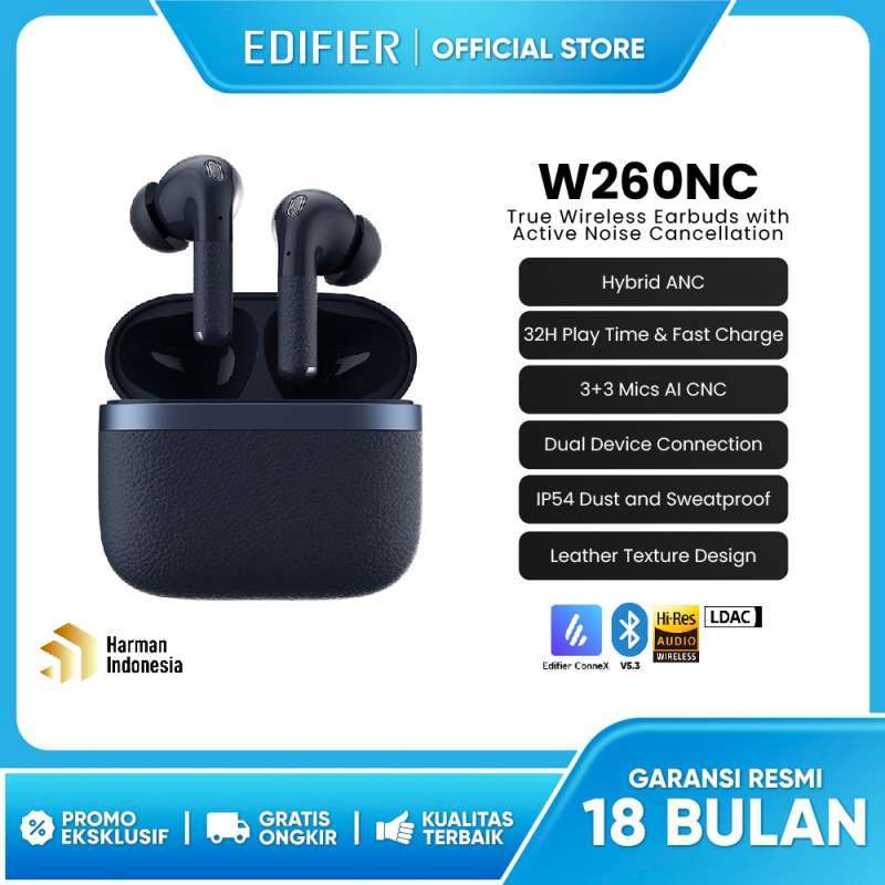 Promo Edifier W260nc True Wireless Earbuds With Active Noise ...