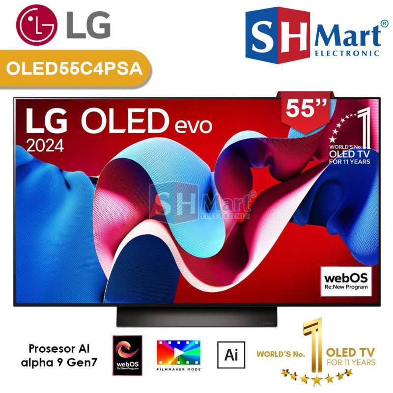 Jual Oled Tv Lg 55 Inch 55c4 Smart Tv 4k Processor Gen7 55c4psa Garansi ...