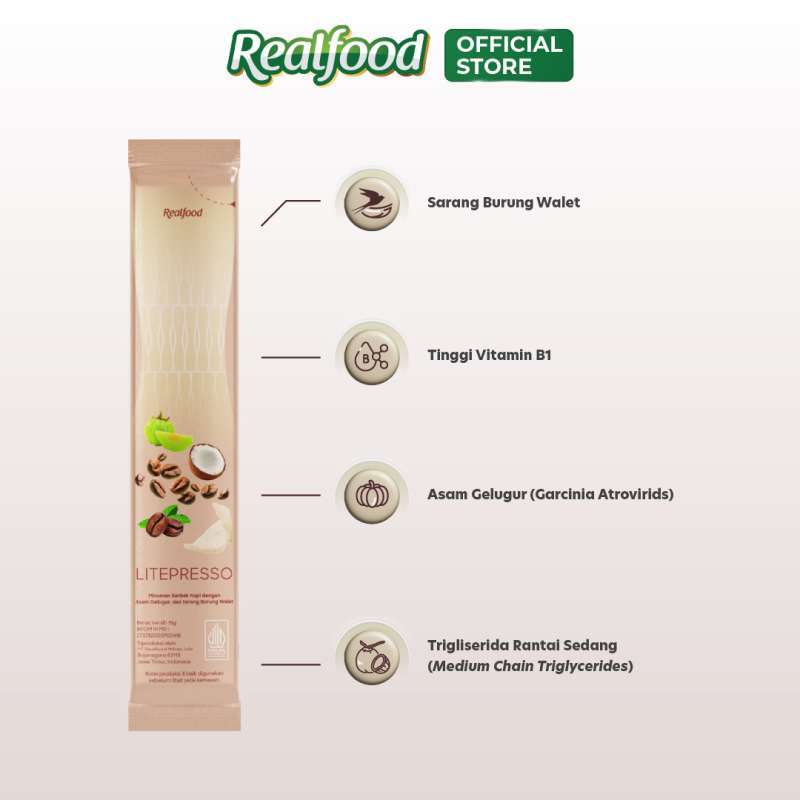 Promo Realfood Cleanse Litepresso Mct Coffee Dengan Sarang Burung Walet ...