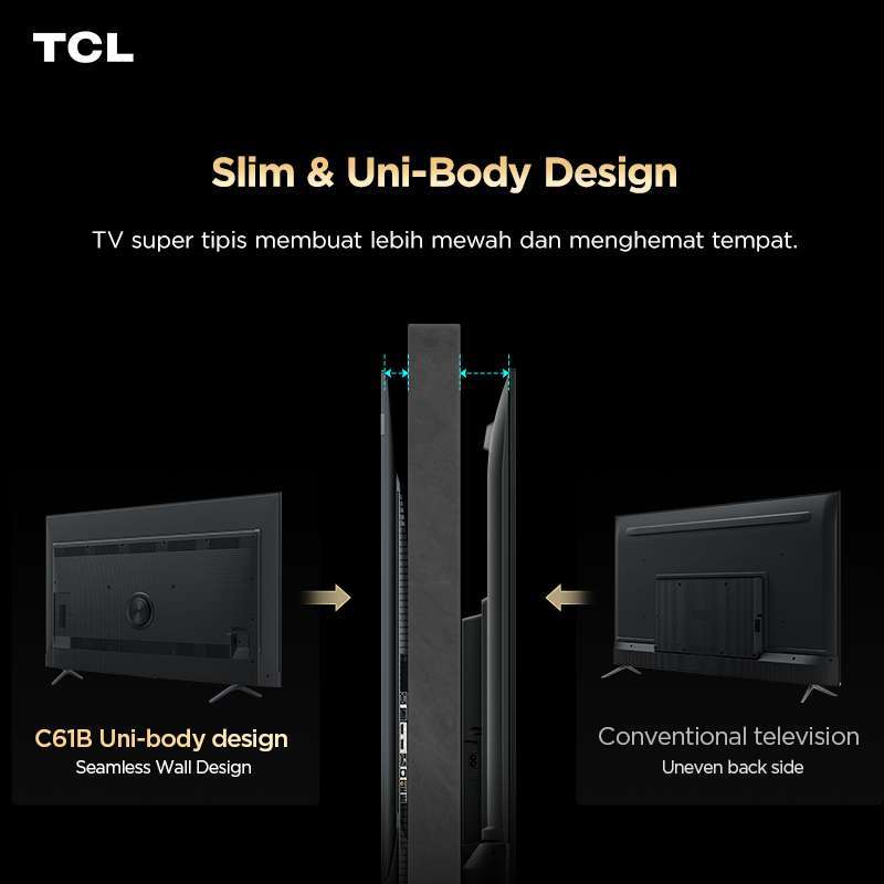 Promo Tcl 50 Inch 4k Qled Google Tv - T-screen - Dolby Vision/atmos ...