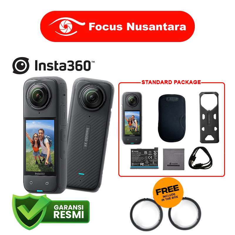 Jual Focus Nusantara - Insta360 X4 360° 8k Action Camera Insta 360 One X 4 Waterproof Garansi ...