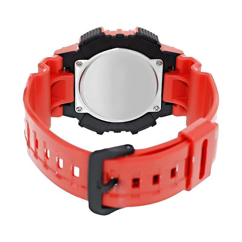 Promo Jam Tangan Pria Casio General AQ-S810WC-4AVDF Tough Solar Digital Analog Dial Red Resin ...