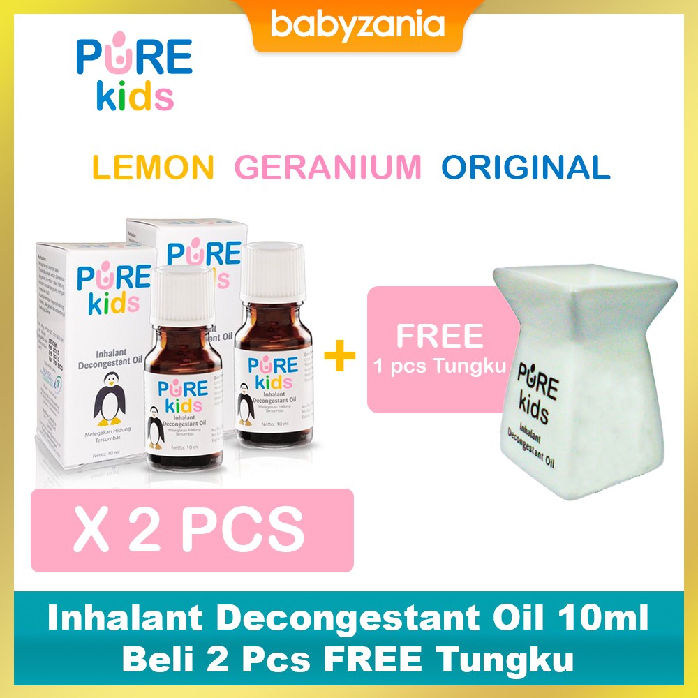 Promo Pure Kids Inhalant Decongestant Oil Obat Hidung Tersumbat 10ml ...