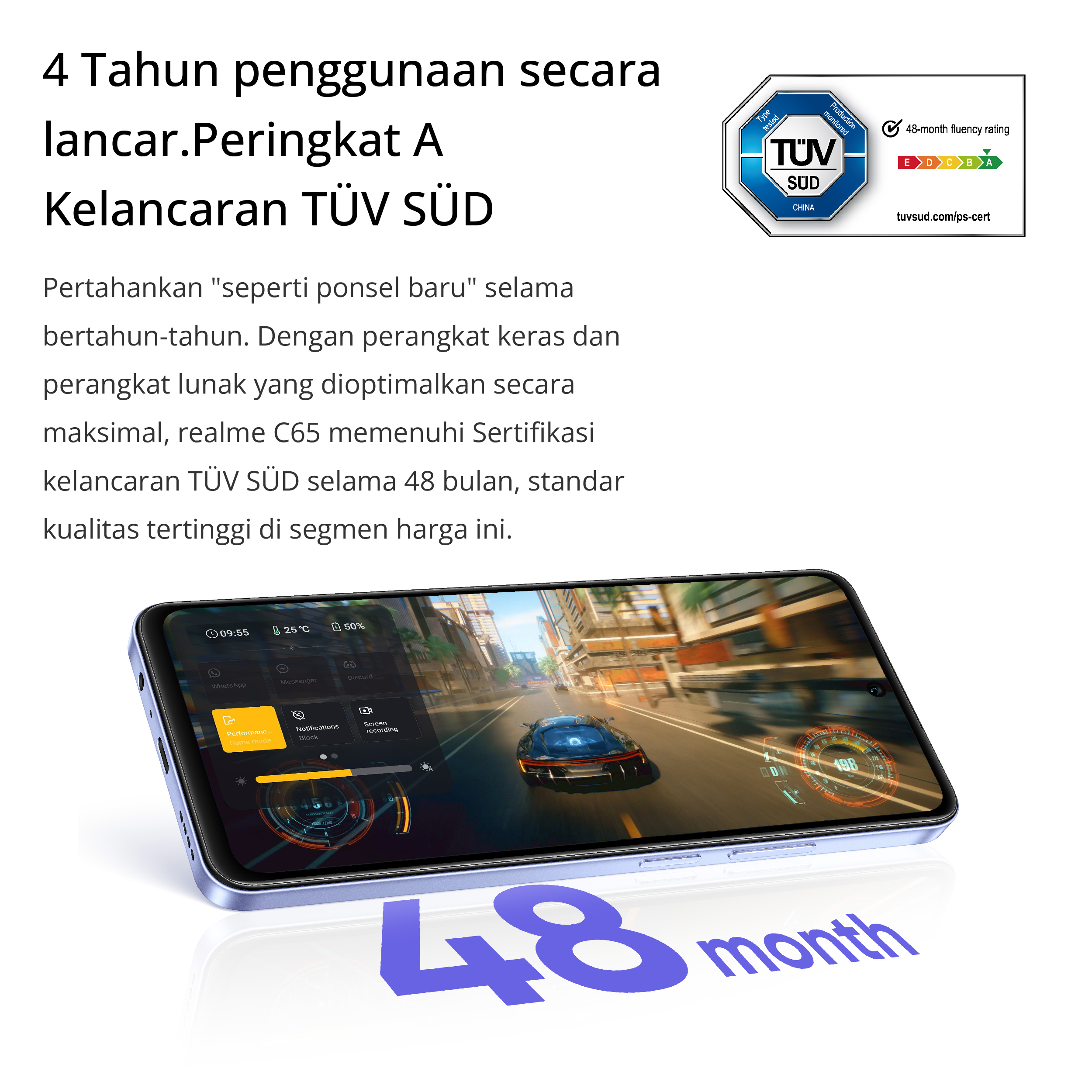 Jual Realme C65 8gb+8gb*|256gb (tuv Sud 4 Tahun Lag-free | 45w Fast ...