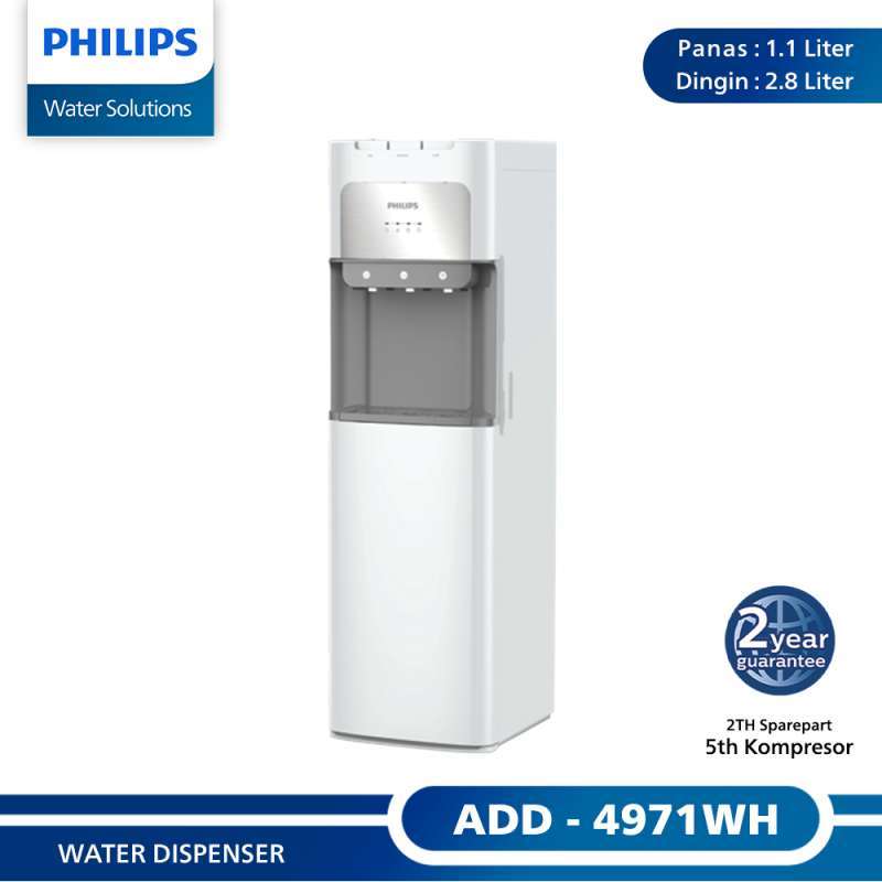 Promo Philips Water Dispenser Bottom Loading Add4971wh/bk- Putih ...