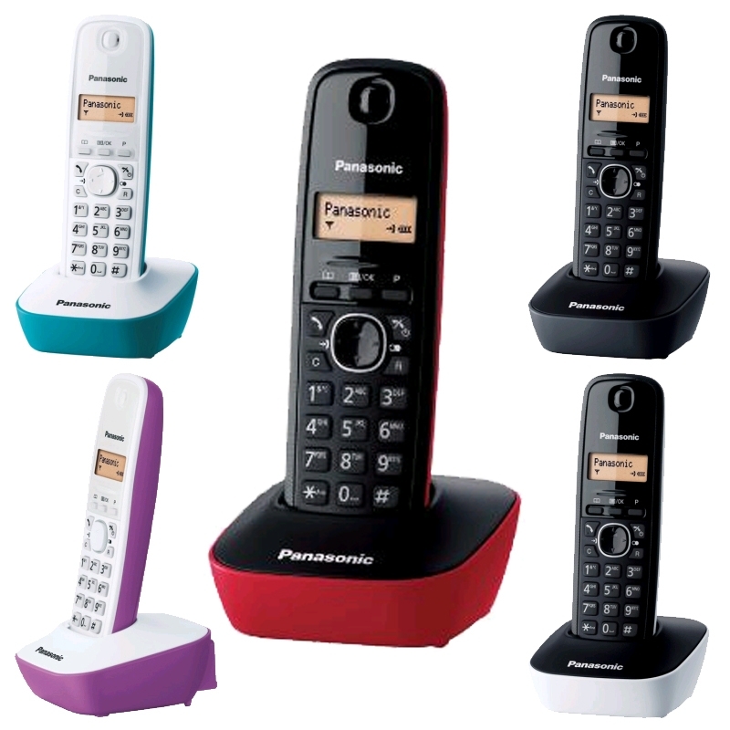 Promo Telepon Wireless Panasonic KX-TG1611 - Telepon Wireless Rumah Kantor - Purple Diskon 23% ...