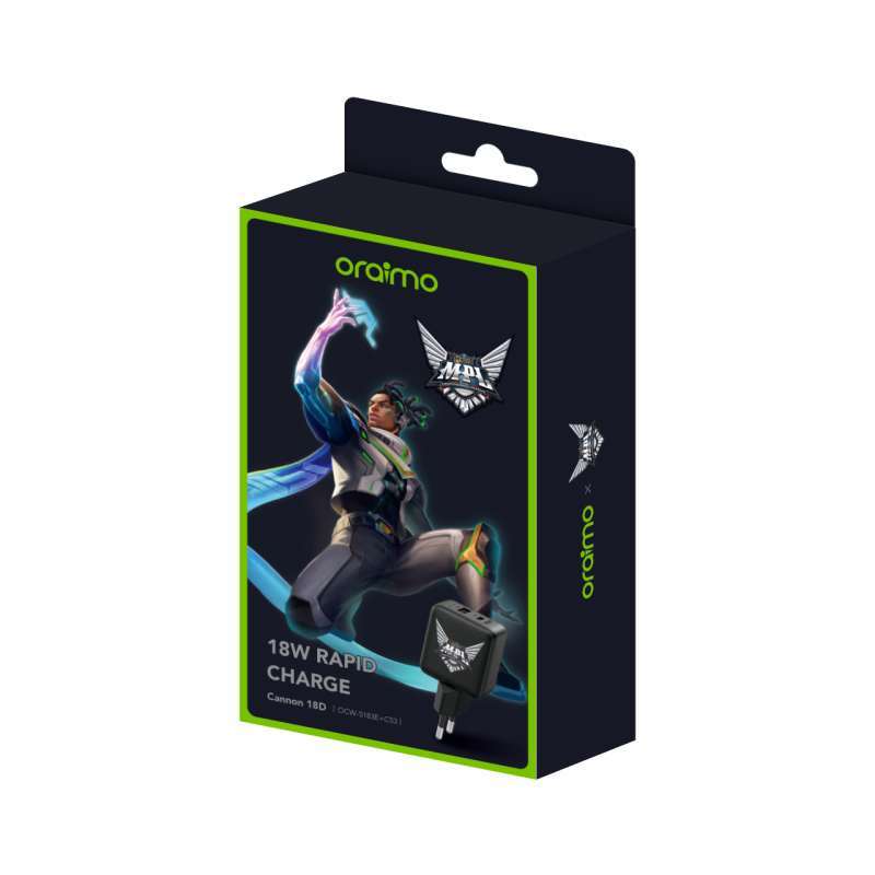 Jual Oraimo Charger X Mpl Mobile Legends Cannon 18d Ocw-5183e Dual ...