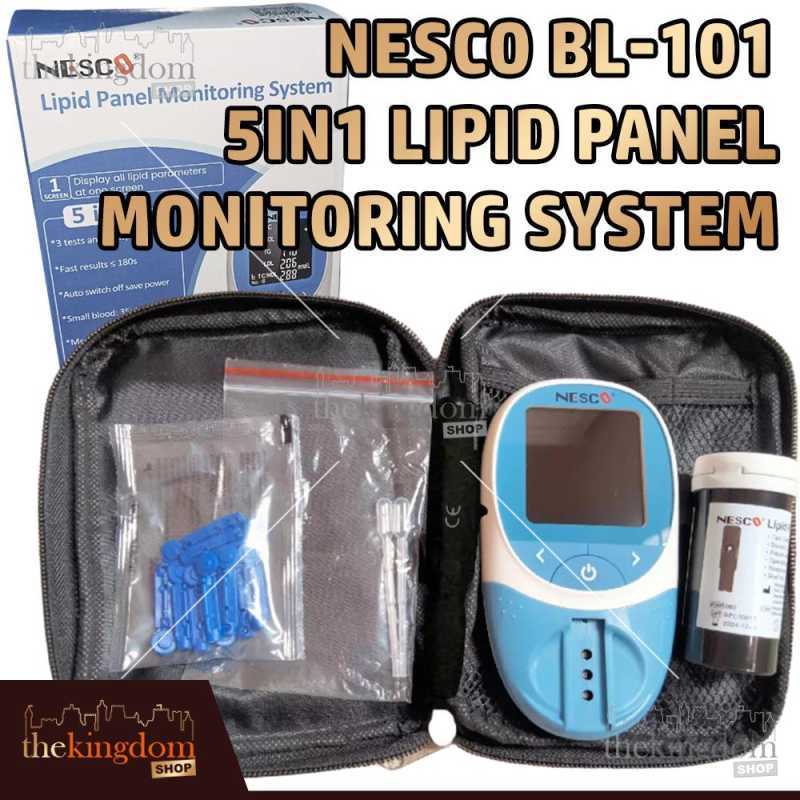 Promo Nesco Bl-101 5in1 Lipid Panel Monitoring System Alat Cek ...
