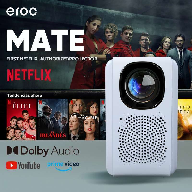 Jual [promo Karyawan] Eroc First Netflix Certified Smart Projector ...