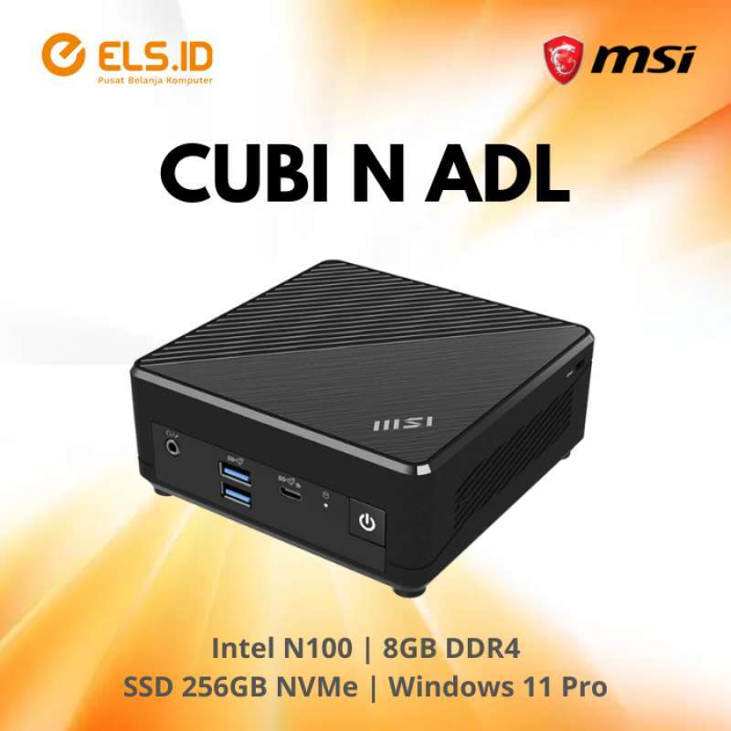 Jual Mini Pc Msi Cubi N Adl Intel N100 8gb Ssd 256gb W11 Pro Di Seller ...