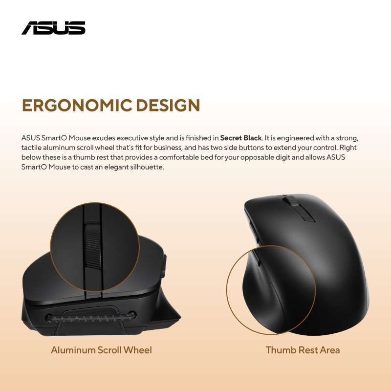 Promo Asus Smarto Mouse Md200 - Black Diskon 12% Di Seller Asus ...