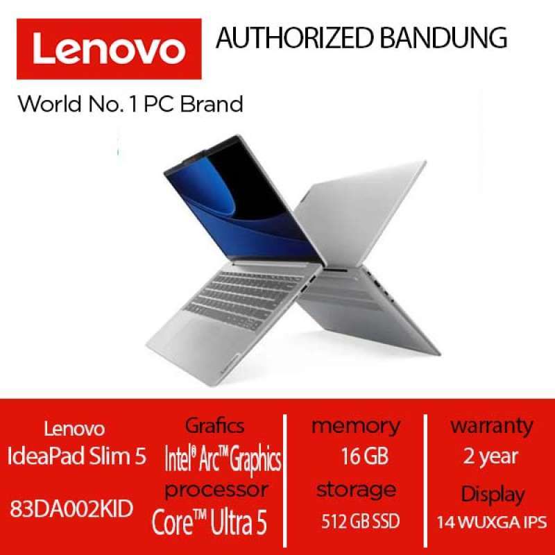 Promo Lenovo Ideapad Slim 5 14imh9-83da002kid/2jid /ultra 5 125h/16gb ...