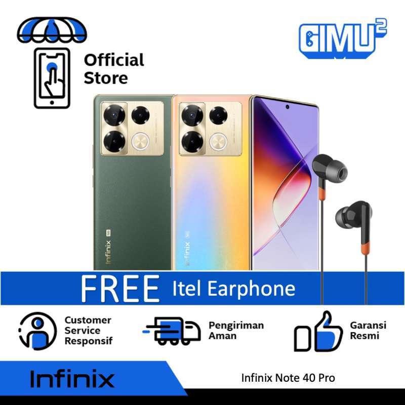 Promo Infinix Handphone Note 40 Pro 256/8 Garansi Resmi Diskon 4% Di ...
