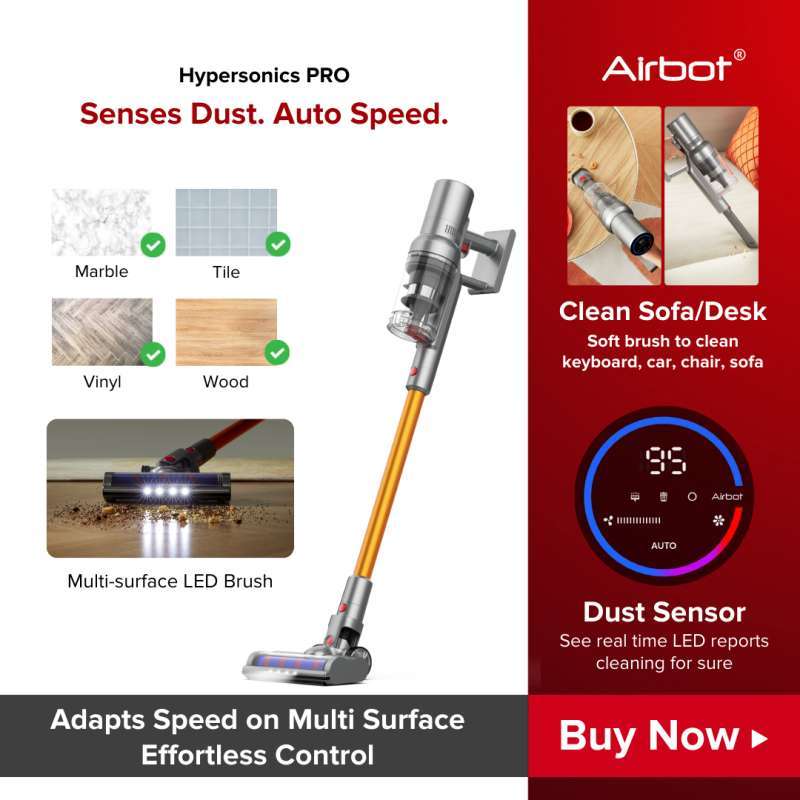 Promo Airbot Hypersonics Pro Cordless Vacuum Cleaner Penyedot Debu ...