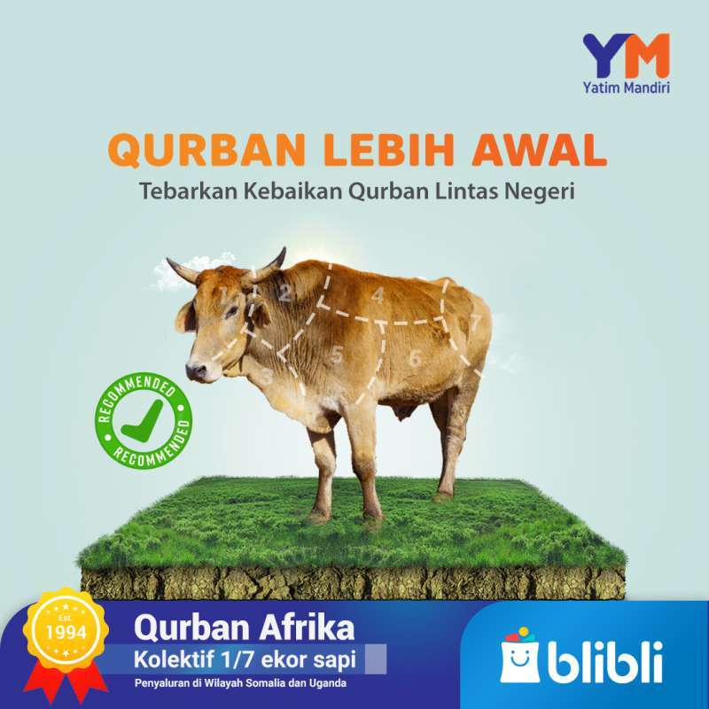 Jual Yatim Mandiri - Qurban Kolektif 1/7 Ekor Sapi - Afrika Di Seller ...