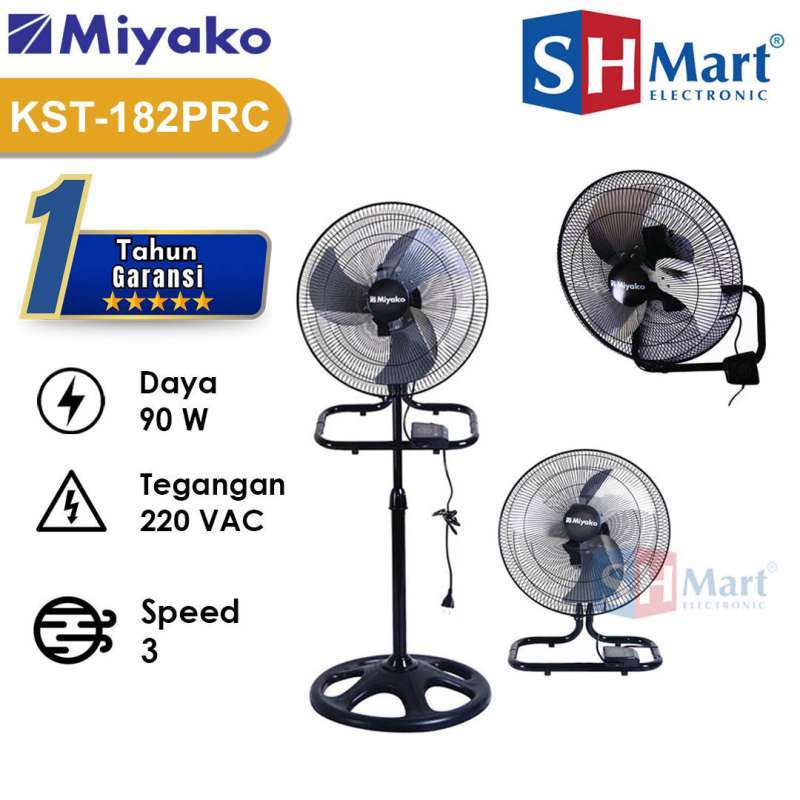 Jual Kipas Angin Miyako 3 In 1 Kst 182prc / Kst182prc With Remote ...