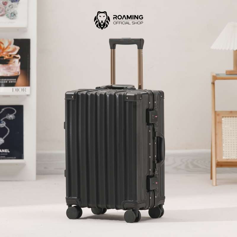 Promo [new Arrival] Roaming Koper Size Kabin Dan Bagasi R099 - White ...