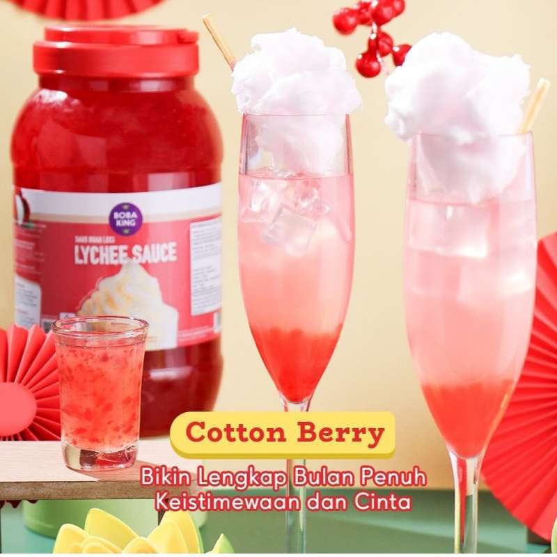Jual Boba King Sauce Puree Jam-lychee Sauce / Jam Di Seller Cafe Supply ...