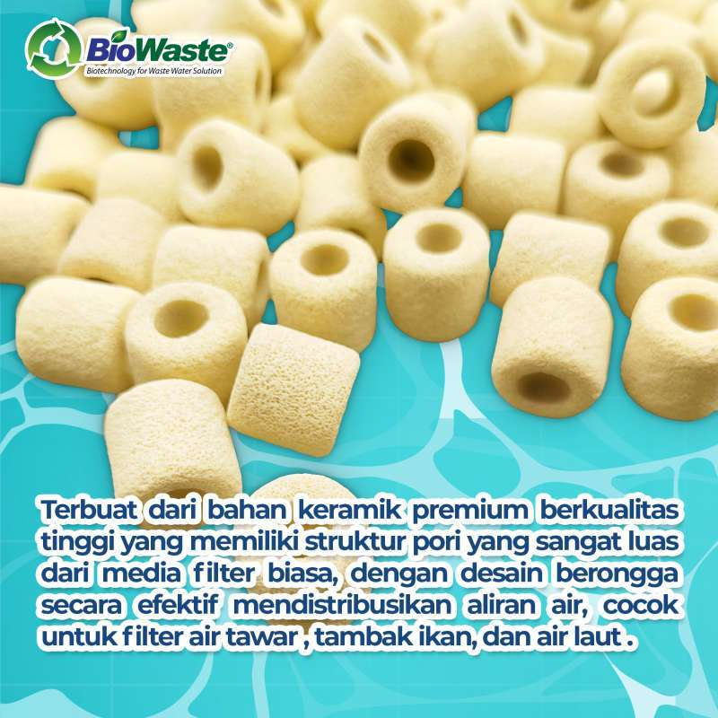 Promo Fishco Rumah Bakteri Media Filter Small Nano Porous Fiber ...