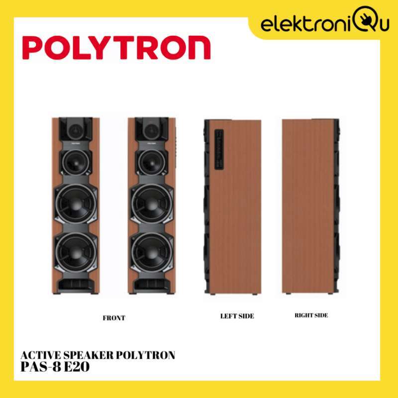 Jual Active Speaker Polytron Pas-8 E20 Bluetooth Connection Super Bass ...