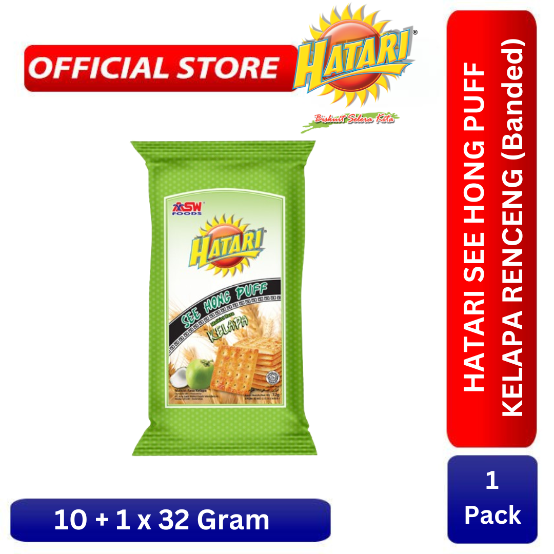 Promo Hatari See Hong Puff Kelapa Renceng - Banded Diskon 4% Di Seller ...