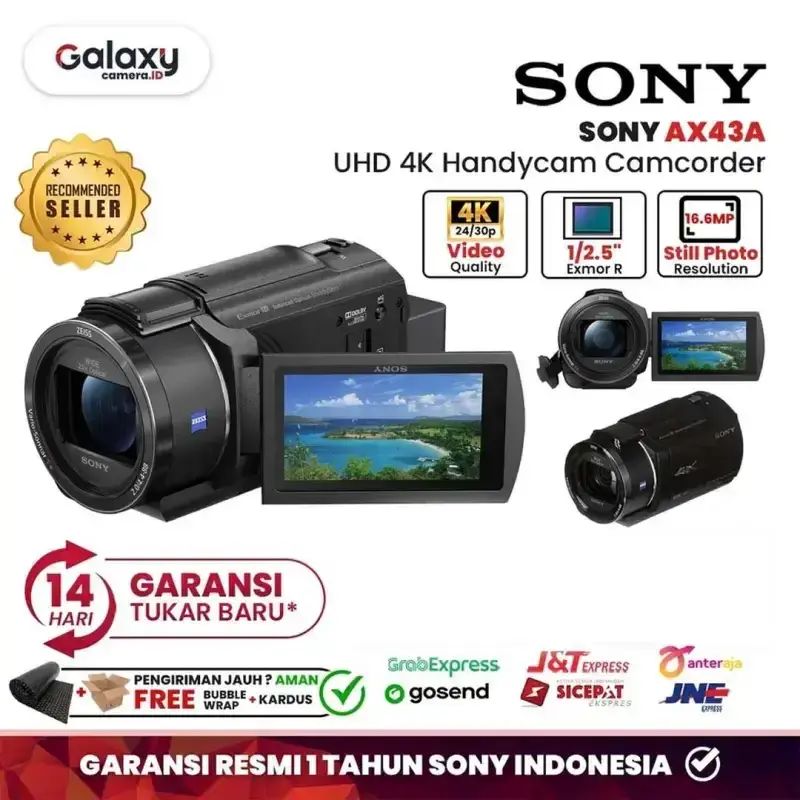 Jual Sony Ax43 Sony Fdr-ax43 Uhd 4k Handycam Camcorder Sony Ax 43 Resmi ...