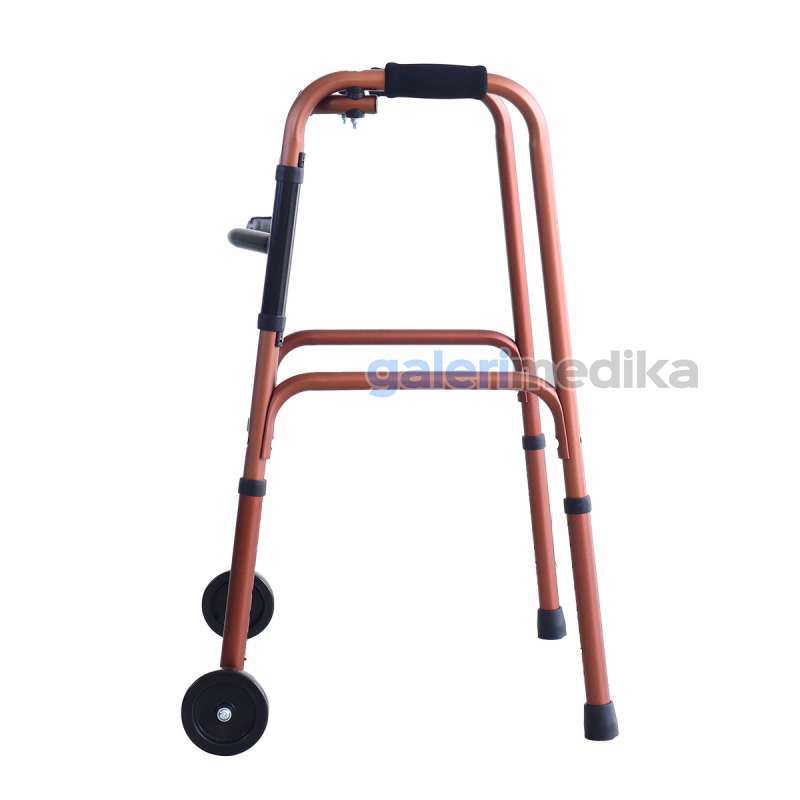Jual Gea Fs912l Walker Alat Bantu Jalan Dengan Roda - Matte Silver Di ...