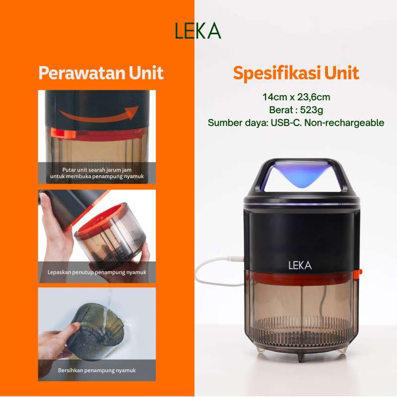 Promo LEKA - Mt135 Eazy Mozzy Mosquito Trap - Perangkap Nyamuk Diskon ...