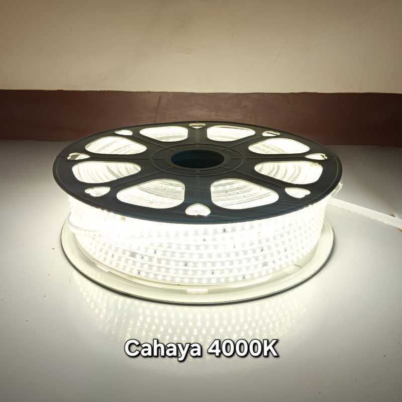 Jual Lampu Selang Led Strip 2835 120lp 1 Roll 100 Meter Ac 220v - Hijau ...