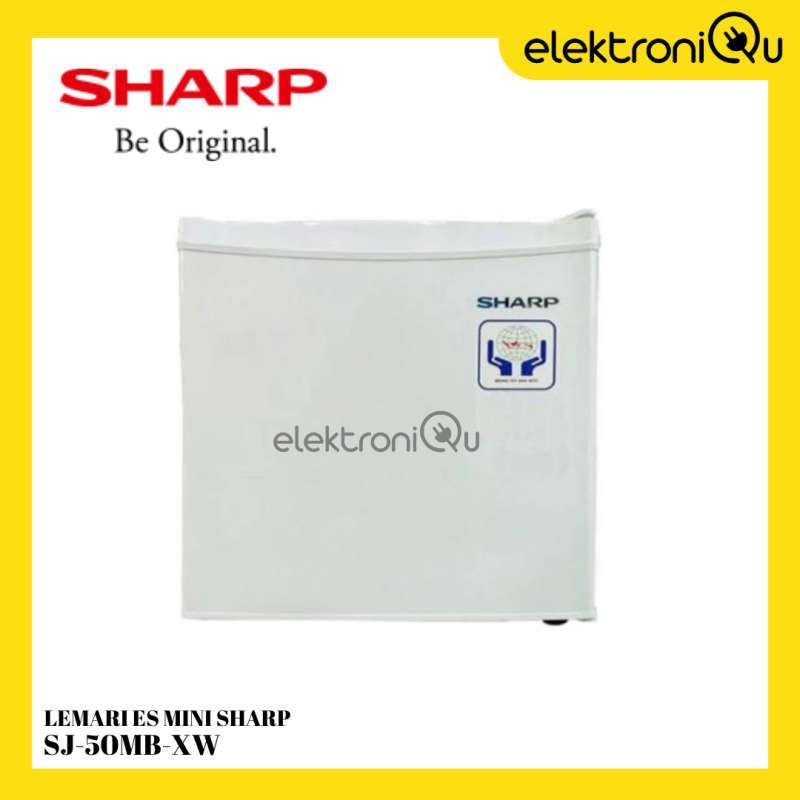 Jual Lemari Es Mini Sharp Sj-50mb-xw / Kulkas Mini Sharp Sj-50mb-xw 50 ...