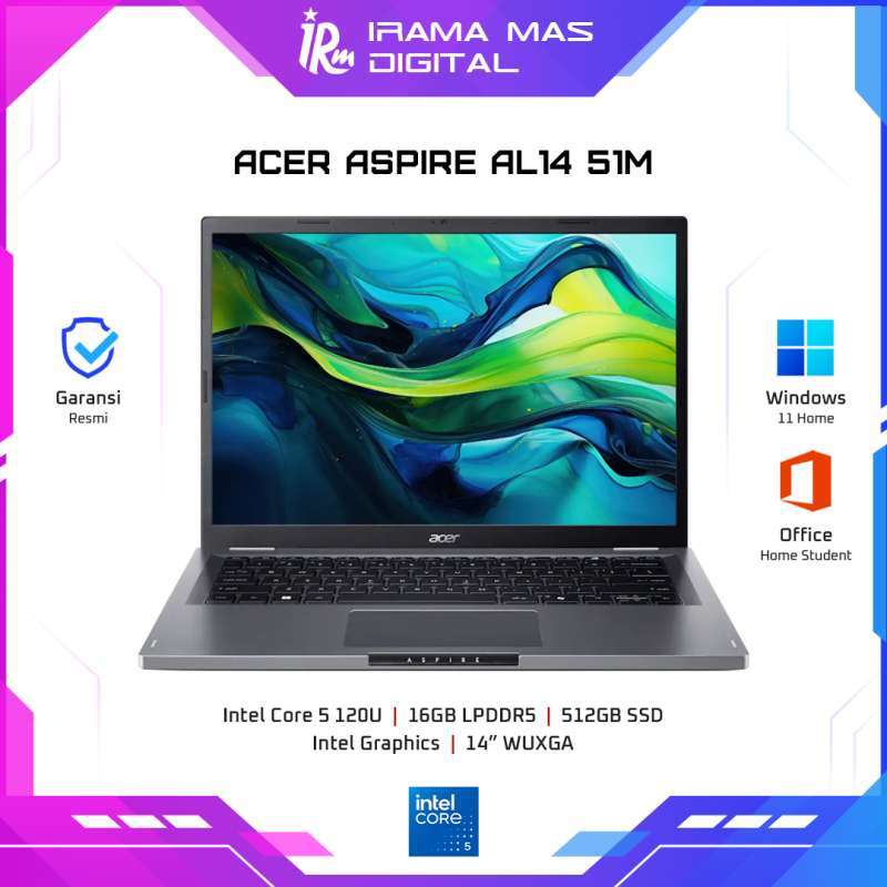 Jual Acer Aspire A14-51m - Intel Core I5 120u 16gb 512gb Ssd 14 Wuxga ...