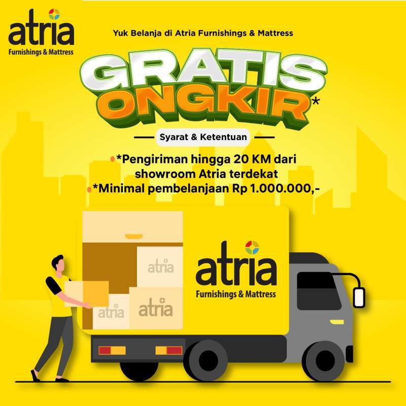 Promo Atria Lemari Pakaian 3 Pintu Tarik Stein Diskon 35% Di Seller ...