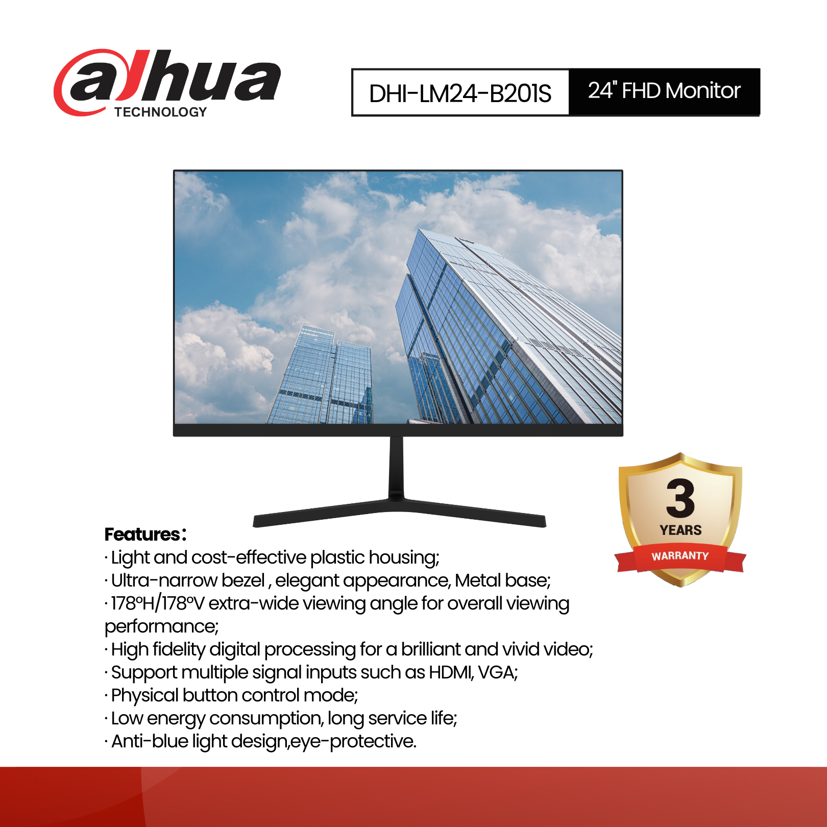 Promo Dahua Dhi-lm24-b201s Monitor 24-inch Ips Hdmi 100hz Diskon 33% Di Seller Blibli (laptop ...
