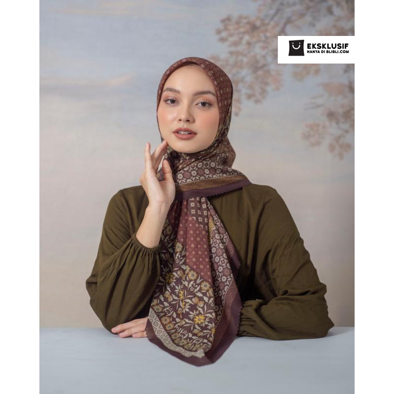 Jual Heaven Lights Saiba Scarf - Burgundy Di Seller Heaven Lights By ...