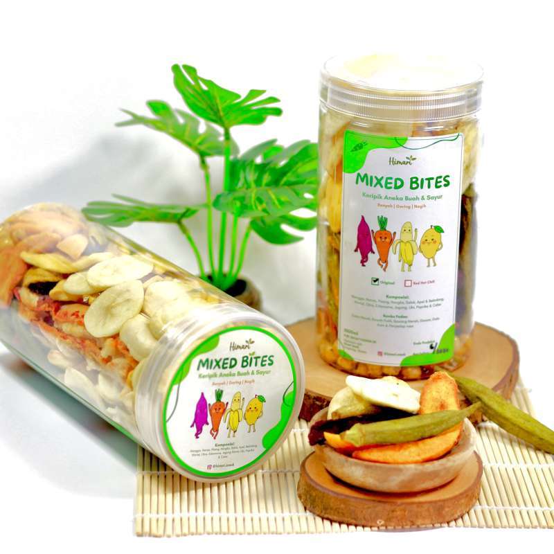 Jual Himari Mixed Bites Keripik Buah Sayur Mix 220gram Di Seller Himari ...