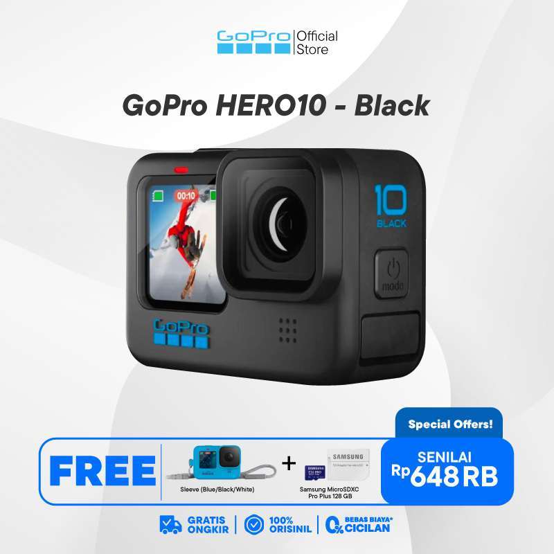 Jual Gopro Hero10 - Black Di Seller Gopro Official Store - Gudang Blibli | Blibli