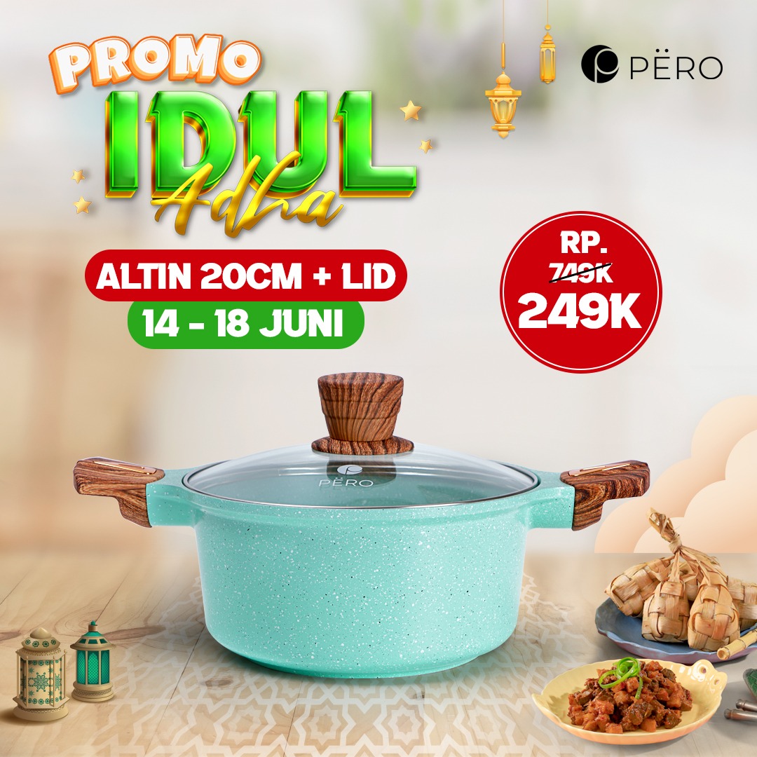 Promo Pero Altin Biogranite Casserole With Lid 20cm 24cm / Panci Dengan ...
